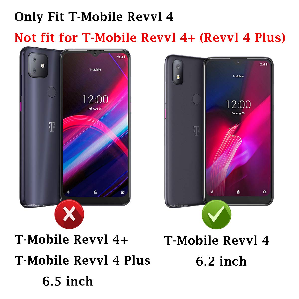 T-Mobile Revvl 4 Case, TCL Revvl 4 case with HD Screen Protector,Giner Dual Layer Heavy-Duty Military-Grade Armor Defender Protective Phone Case Cover for T-Mobile Revvl 4 (Blue Armor)