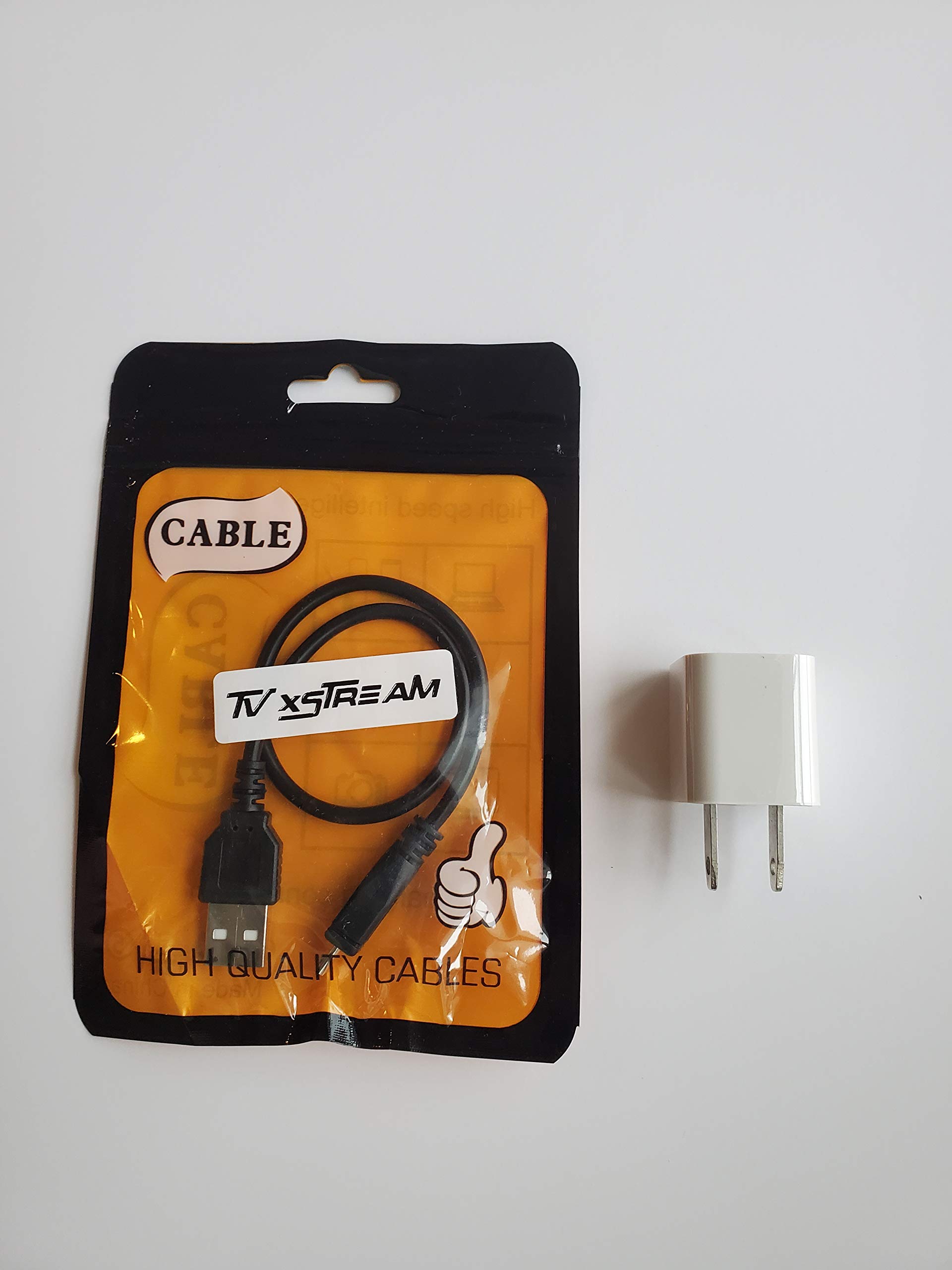 TV xStream Voice Fireplace Switch Works with Any Smart Plug. (with Power Adapter and 12" Micro USB Cable) Model B455