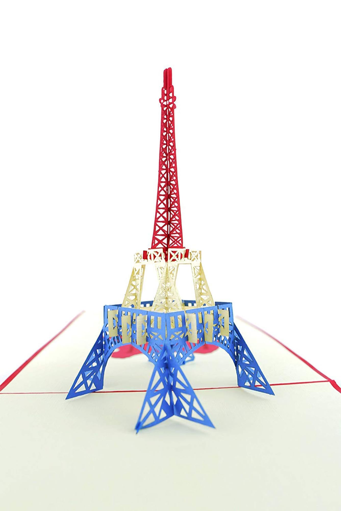 PopLife Eiffel Tower, Paris 3D Pop Up Greeting Card for All Occasions - Travellers, Romantics, History Lovers - Folds Flat for Mailing - Birthday, Graduation, Retirement, Anniversary, Engagement