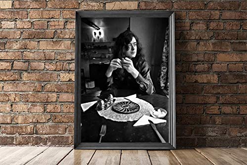 Wall Décor Jimmy Page Canvas Poster (13 x 19 Inches) | Ready to Frame for Office, Living Room, Dorm, Kids Room, Bedroom, Studio, Printed On Real Cotton Canvas