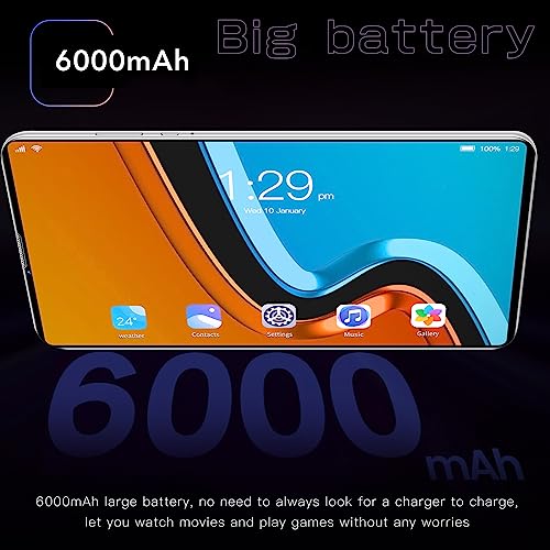 UPQRSG 7 Inch Tablet, Android 10.0 Smart Tablets 4GB 32GB Storage 128GB Expandable, 1960x1080 HD Resolution Display 5.0 BT WiFi Tablet, Dual Camera, 6000mAh Battery(US)