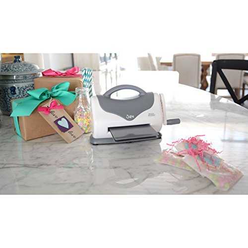Sizzix, White and Gray 660950 Texture Boutique Embossing Machine,White/Gray