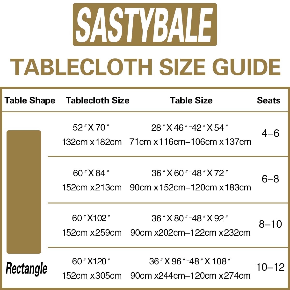 SASTYBALE Vinyl Tablecloth with Flannel Backing Rectangle 60 x 120 Inch, 100% Water & Oil Proof Plastic Tablecloths, Elegant Floral PVC Table Cover for Spring, Summer, Party, Indoor, Outdoor