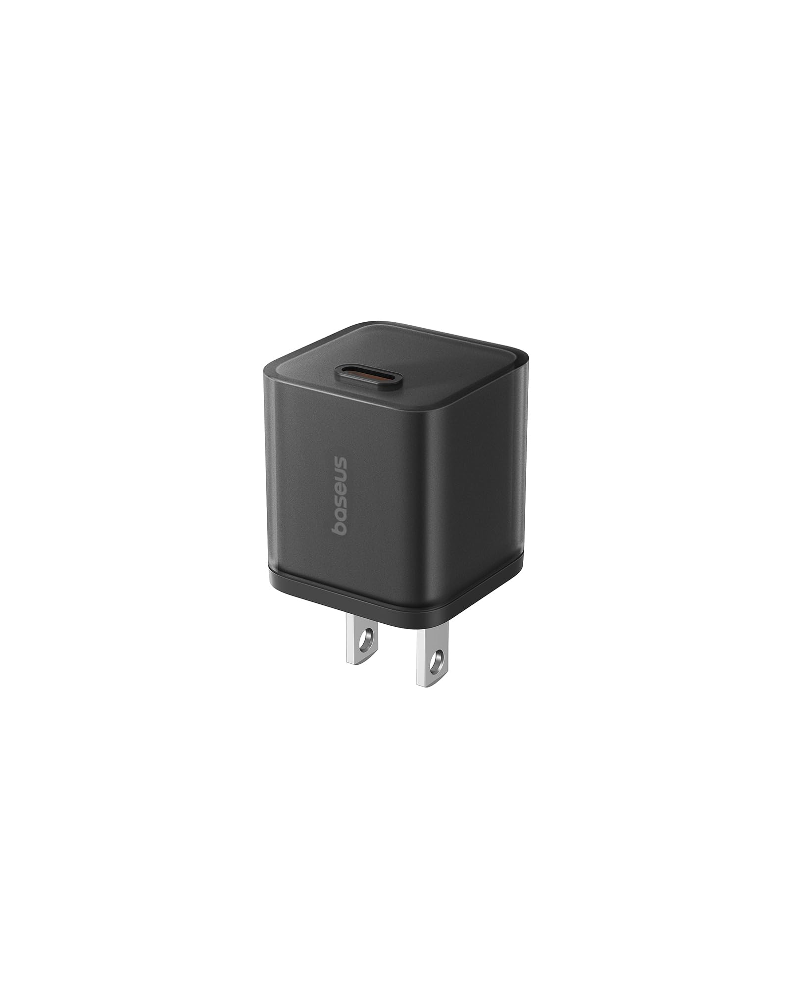USB C Charger, Baseus USB C Wall Charger 30W PD Charger, GaN Fast Charger Block, USB-C Power Adapter for iPhone 15/14/13/12/11/Pro/Pro Max/XS/XR, Galaxy S23 Ultra, Google Pixel, MacBook, iPad, Black