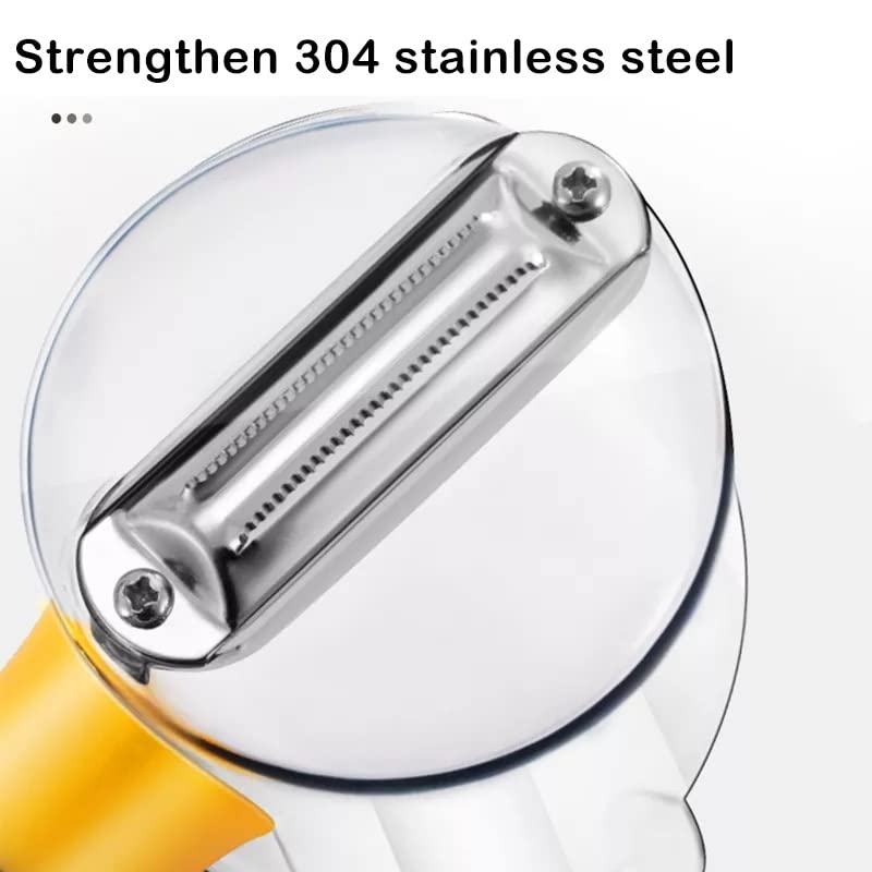 Stainless Steel Peeling Knife With Barrel for Fruit Vegetable Cucumber Potato carrots Kitchen Accessories