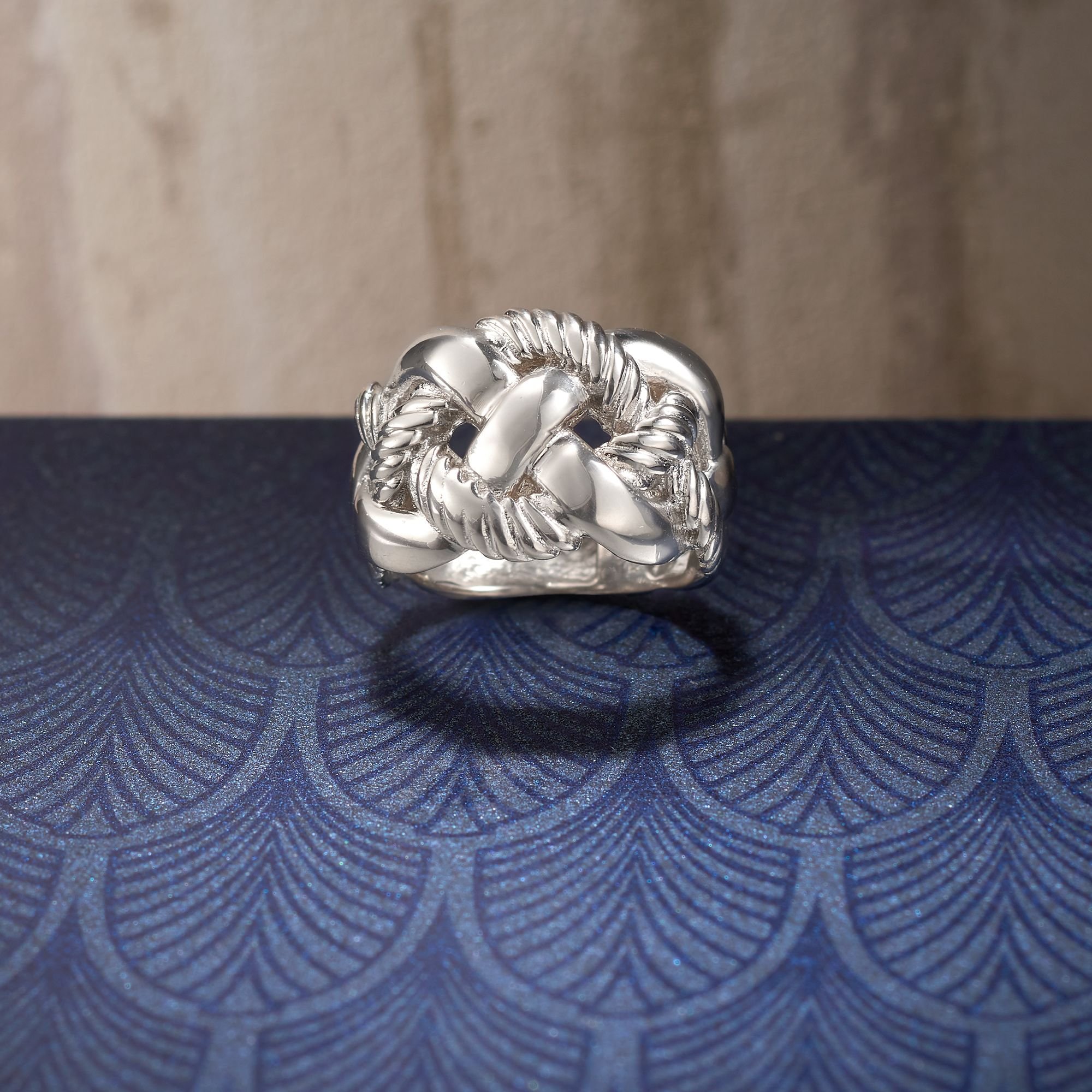 Ross-Simons Italian Sterling Roped Ring