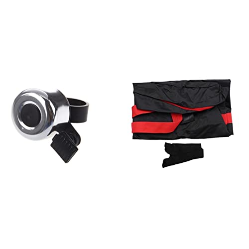 YANGLI WanLiTong 1 Pcs Bicycle Bike Racing Mini Ping Bell Chrome & 1 Pcs Carrying Bag Fit for Xiaomi M365 Backpack Bag Storage Bag (Color : Purple)