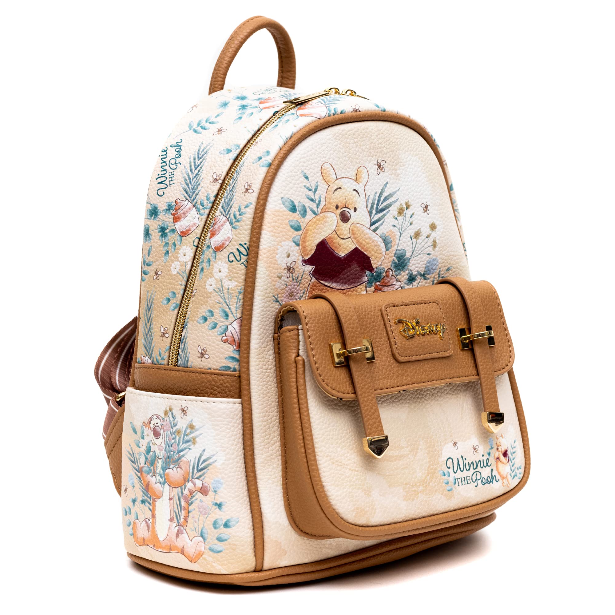 Wondapop Winnie the Pooh 11" Vegan Leather Fashion Mini Backpack