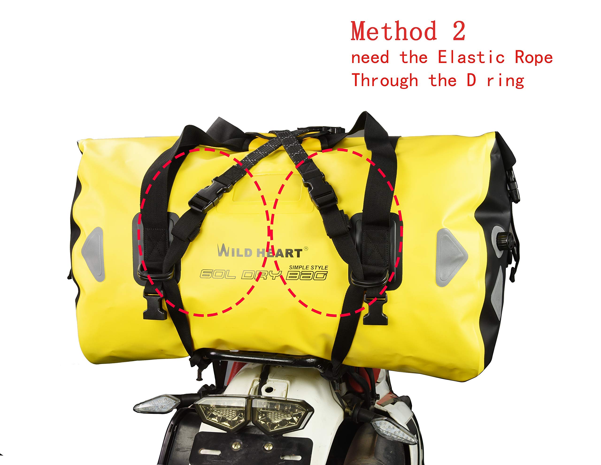 WILD HEART Quick install and remove straps 4+2 heavy duty straps (black straps)