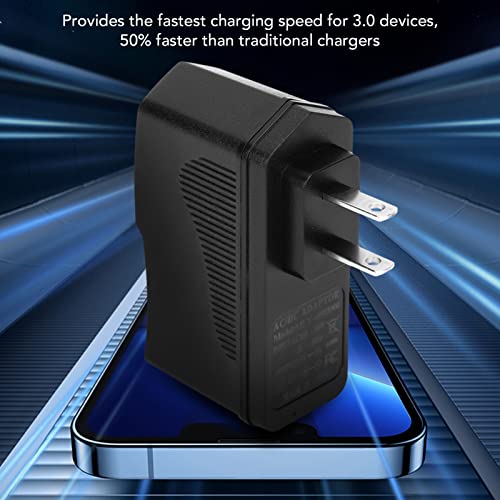 USB Wall Charger, 5V 3A USB Wall Charger Quick Charging Plug Fast Charging Adapter for Phone Lamp US Plug 100V to 240V