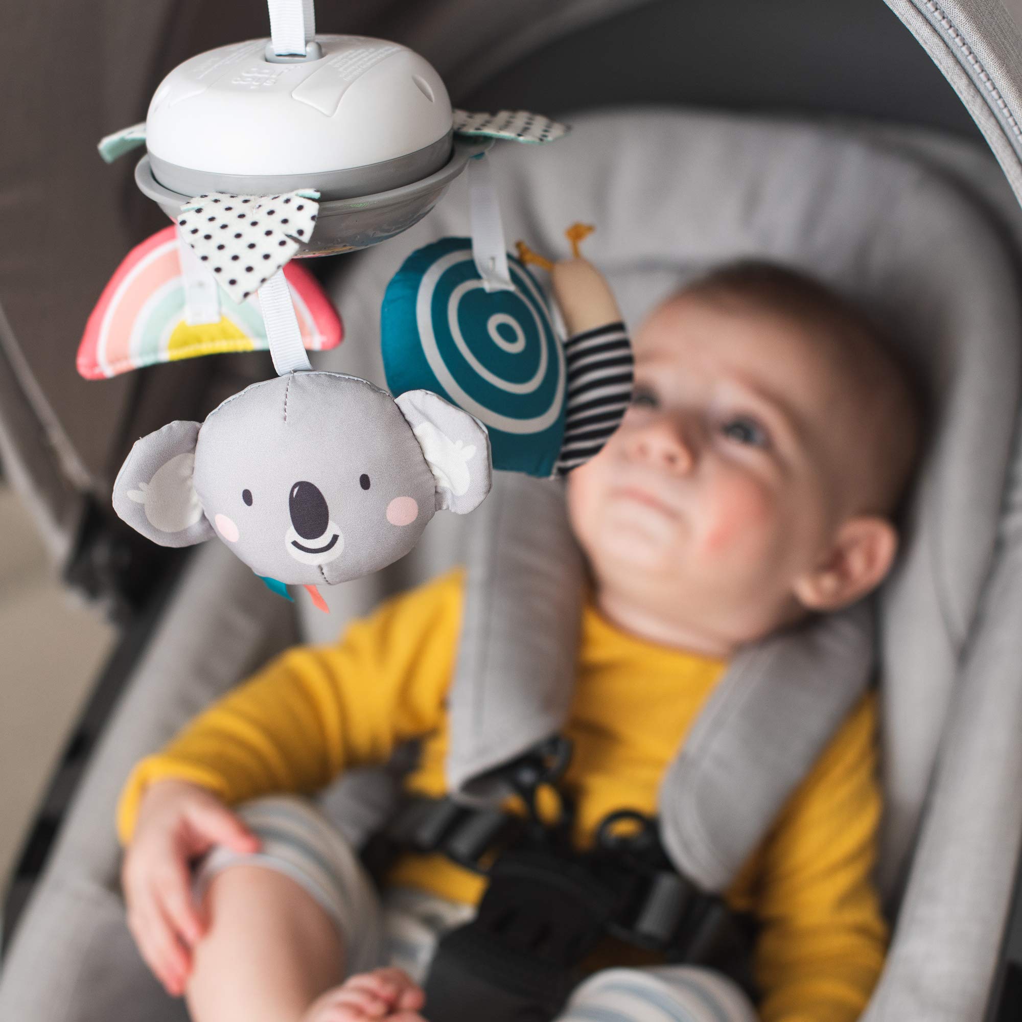 Taf Toys Koala Mobile On-The-Go | Parent and Baby’s Travel Companion, Keeps Baby Relaxed While Strolling, for 0 Months and Up