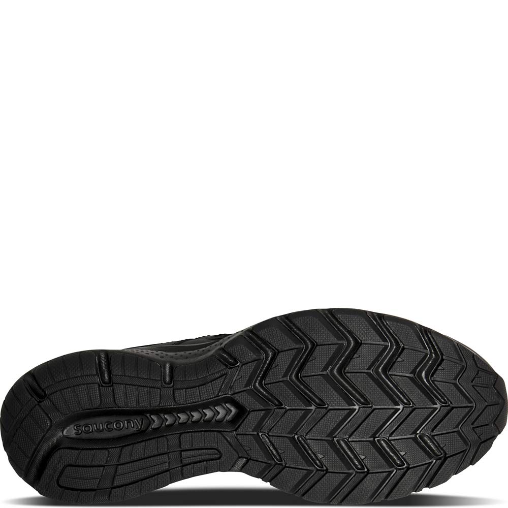 Saucony Men's Cohesion 11 Running Shoe, Black, 10 Wide US