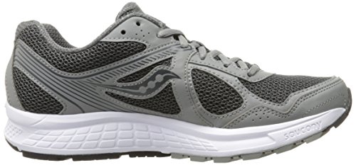 Saucony Men's Cohesion 10 Running Shoe, Grey/Silver, 10