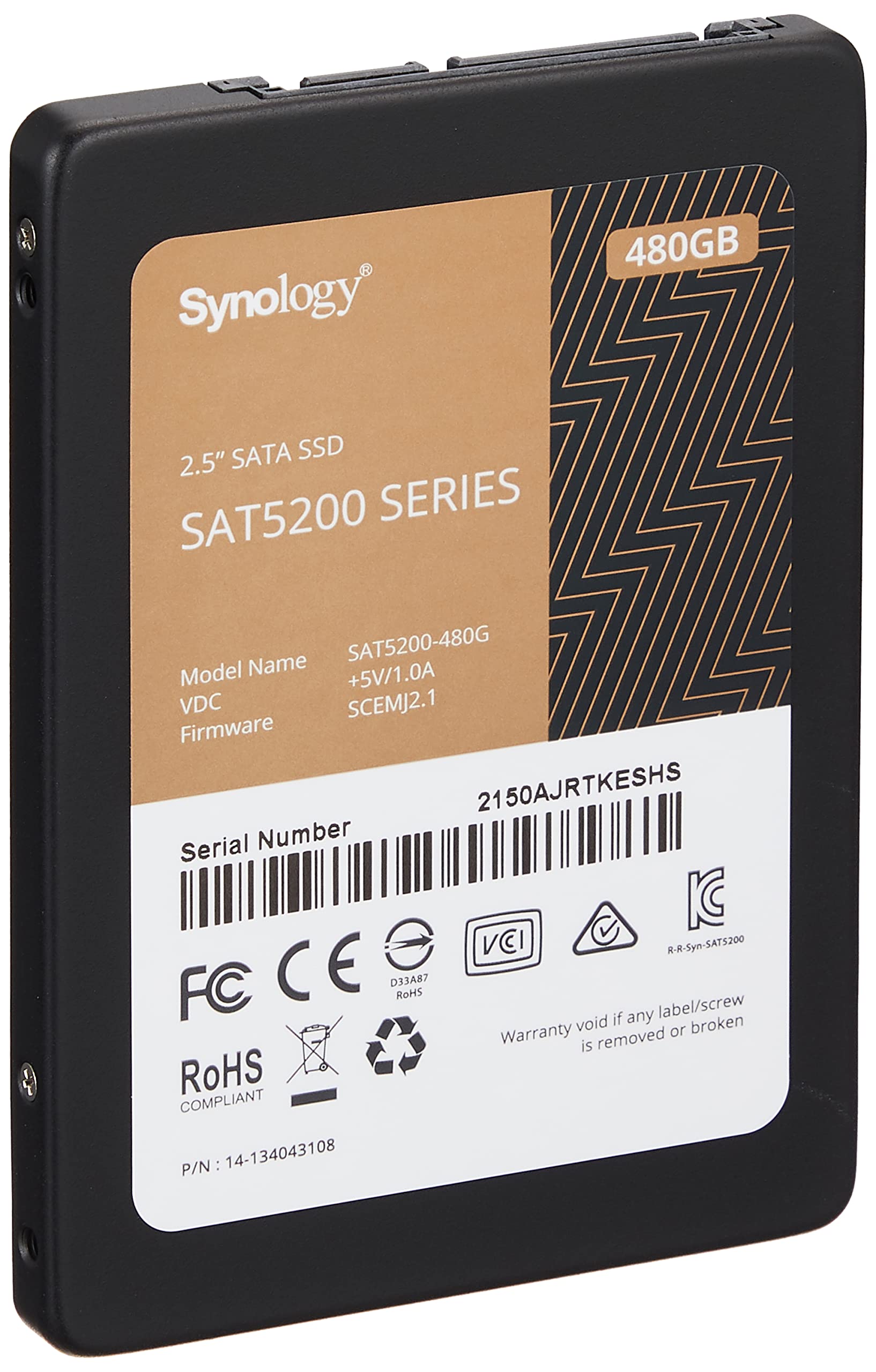 Synology 2.5" SATA SSD SAT5200 480GB, SAT5200-480G