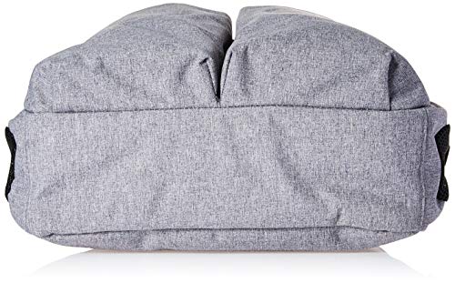 Skip Hop Messenger Diaper Bag with Matching Changing Pad, Duo Signature, Heather Grey