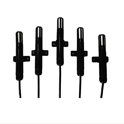Taidacent SHT30 SHT31 High Precision Waterproof Digital Temperature Sensor 1M Cable Water Resistant Temperature and Humidity Sensor Air Temperature and Moisture Measurement (SHT31, Shielded Cable)