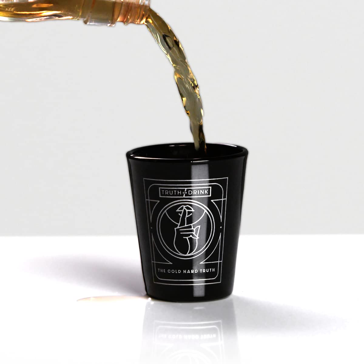 Truth or Drink: Shot Glasses Add-On β 2 Custom Shot Glasses for The Ultimate Game Night Experience