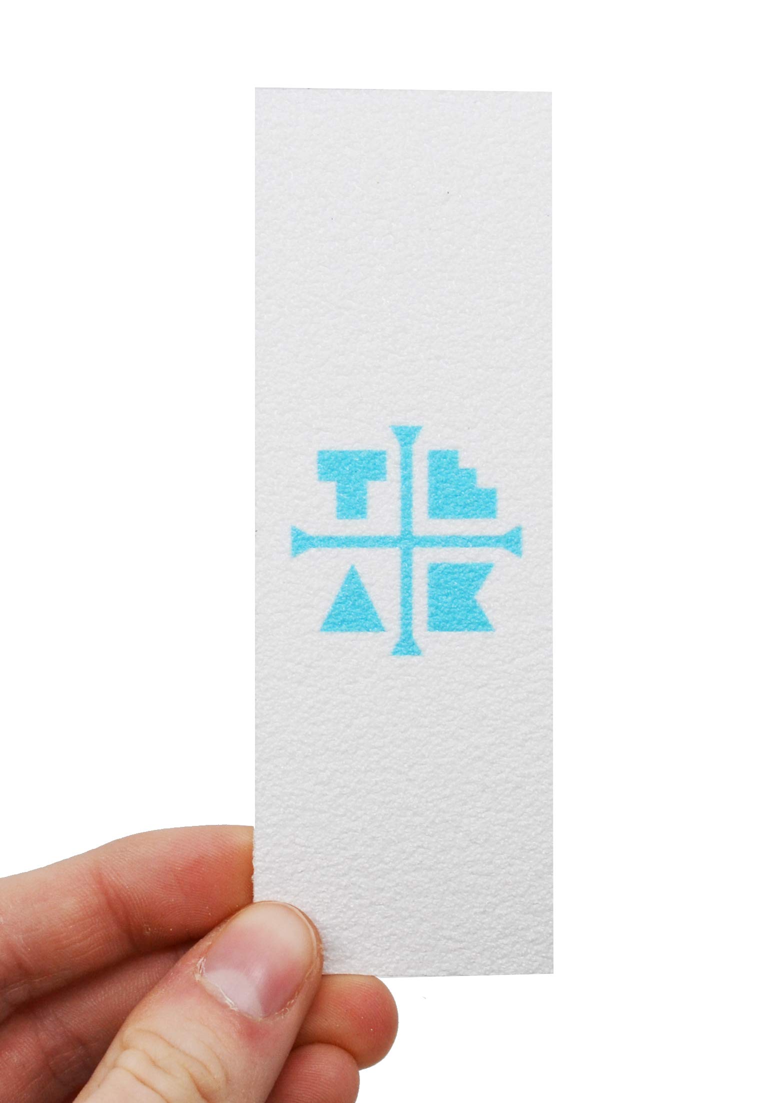 Teak Tuning 3PK Premium Fingerboard Skate Grip Tape, Blizzard Logo Edition - 38mm x 114mm - Set of 3 Sheets - Adhesive Backing