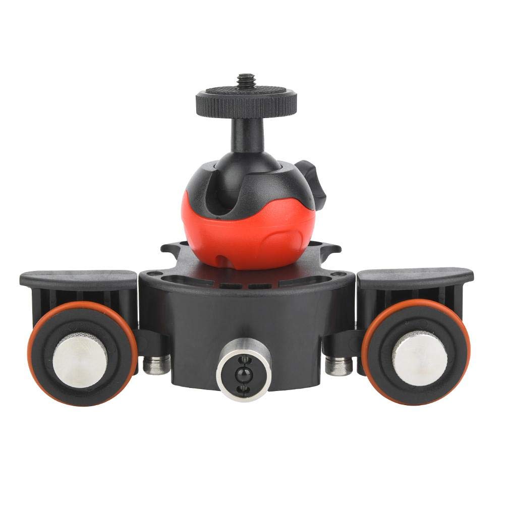 Taidda Slider Photography Car, Lightweight Camera Video Track Dolly with Remote Controller for Phone/Action Cameras for SLR Camera Sports Camera Mobile Phone
