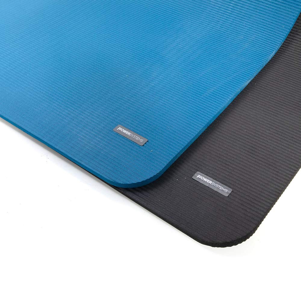 Power Systems Premium Hanging Exercise Mat, 56 x 23 x 5/8 Inches Thick, Ocean Blue (93828)