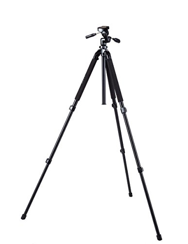 SLIK Pro 700DX Tripod KIT with 3-Way Pan & Tilt Head, for Mirrorless/DSLR Sony Nikon Canon Fuji Cameras and More - Black (615-316)