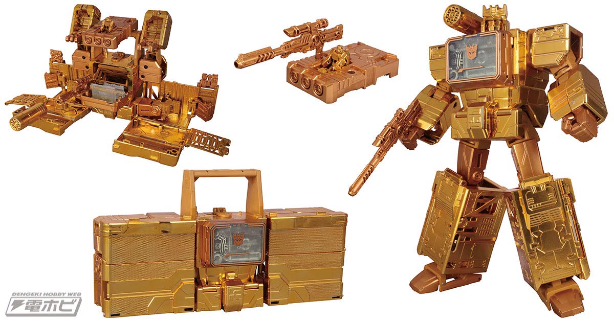 Takara Tomy Wonder Festival 2019 Winter Limited Trans FORMERS Golden Lagoon Sound Wave Action Figure