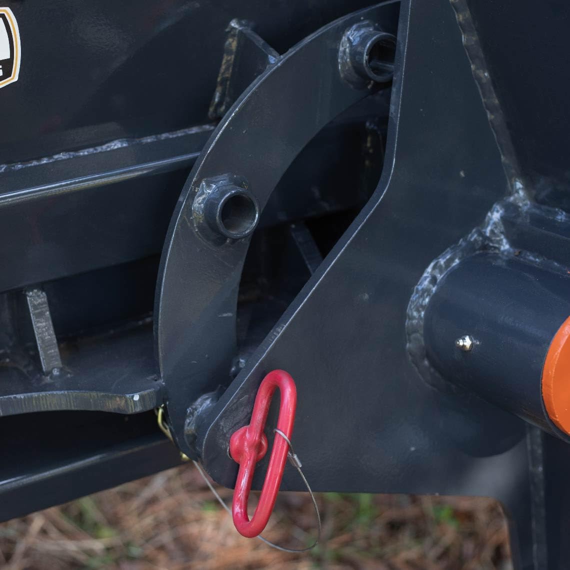 Titan Attachments 12" Rotating Tree Shear Attachment 5" Cylinder Skid Steer for Tractor Loaders