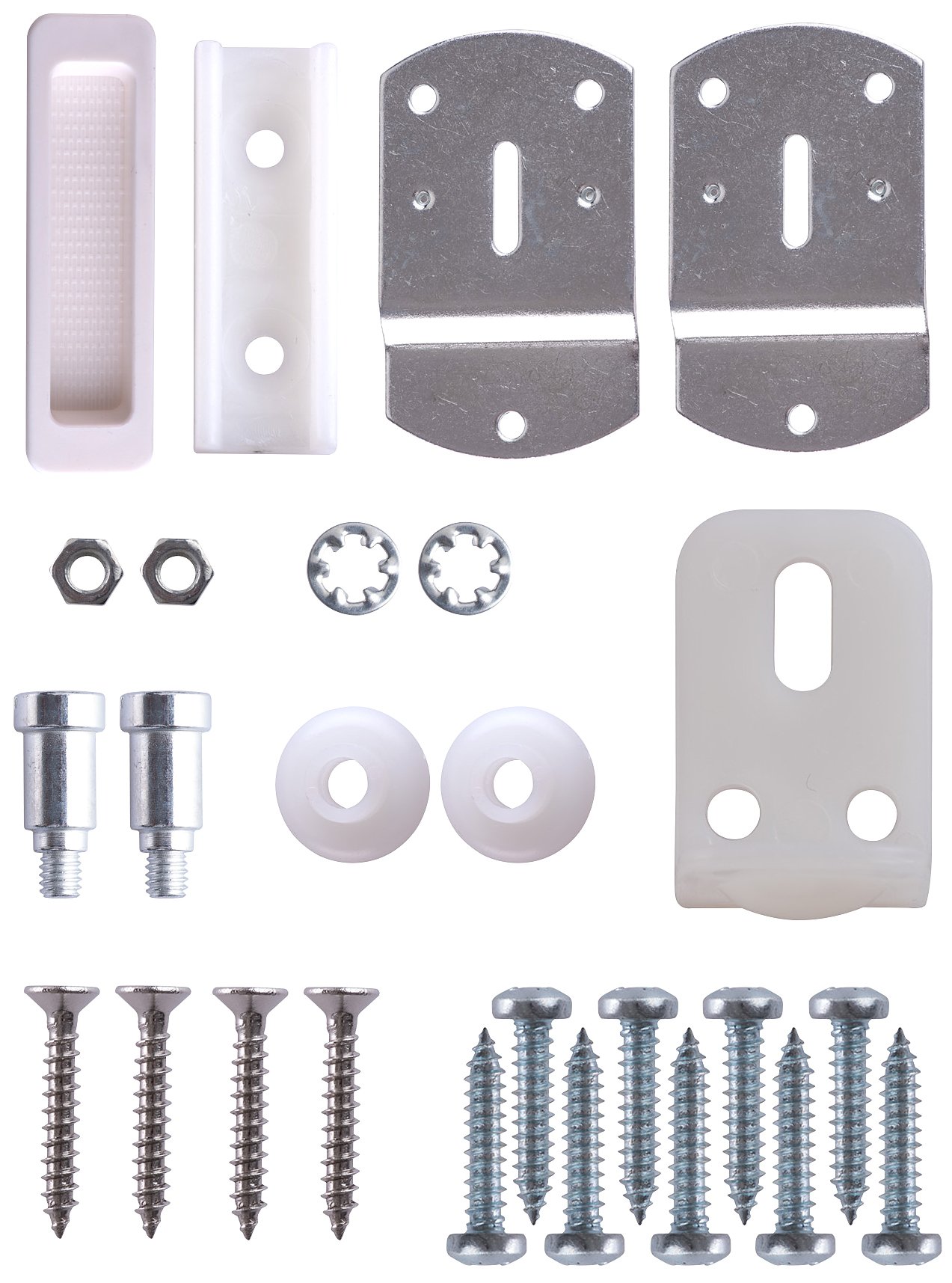 SLIK 08SL009 Wardrobe NO.1 Sliding Door Gear Extra Fittings KIT (SS1), Aluminium