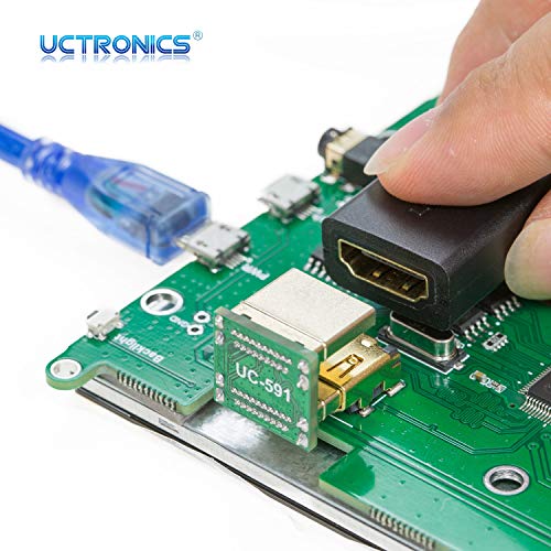 UCTRONICS 5 Inch Touch Screen for Raspberry Pi 4, 800×480 Portable Capacitive HDMI LCD Touchscreen Display Monitor for Pi 4 B, 3 B+, Windows 10 8 7 (Free Driver)