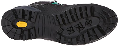 Salewa womens WS Alp Trainer Mid Gore-TEX High Rise Hiking Shoes, Black (Black Out/Agata), 10 US