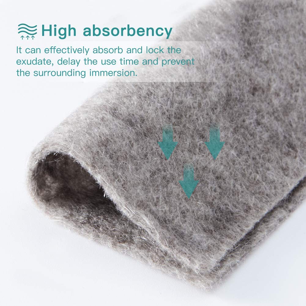 Silicone Adhesive Foam Dressing Without Border Waterproof 4"x 4"(10 cm x 10 cm) & Dimora Ag Silver Calcium Alginate Wound Dressing Pads, 4'' x 4'' Patches