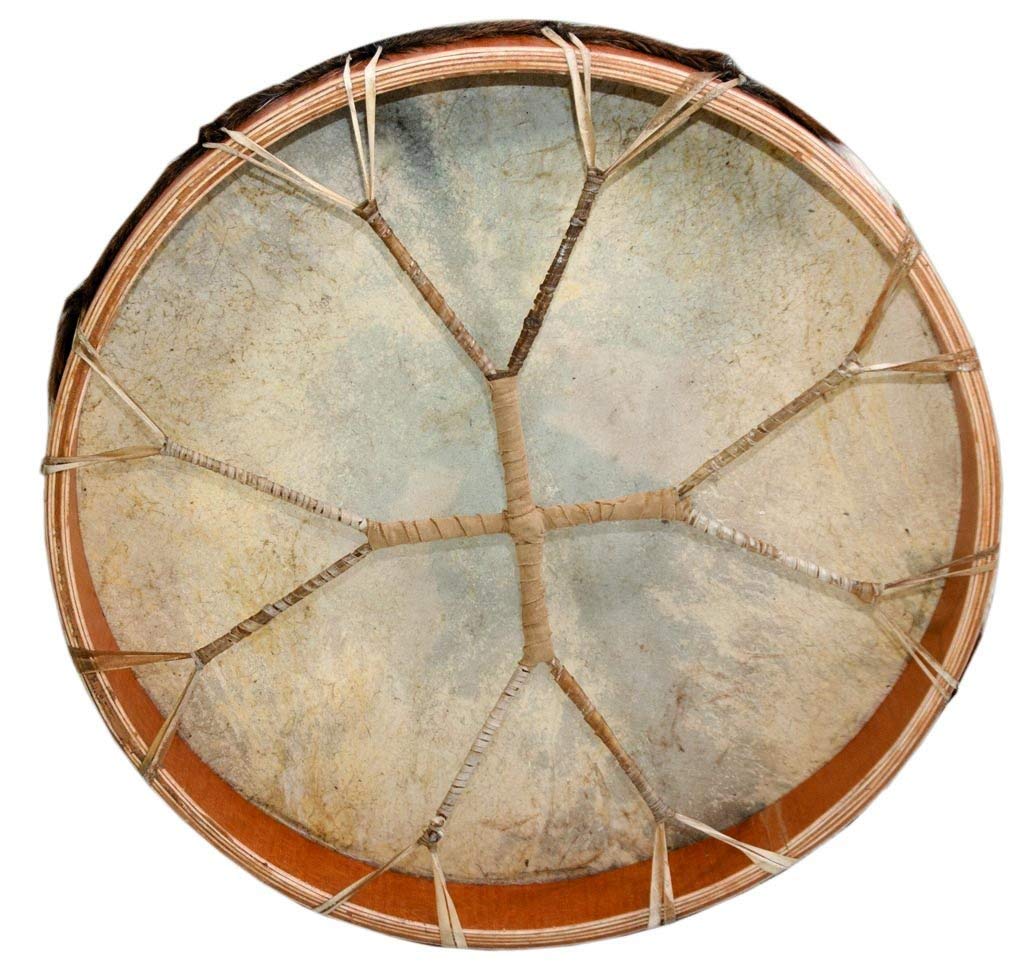Shaman drum Goat Hair 16", Frame Drum, handmade