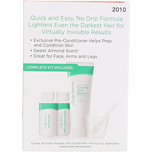 Sally Hansen Extra Strength Creme Hair Bleach For Face & Body, 1.5 Ounce (Pack of 3)
