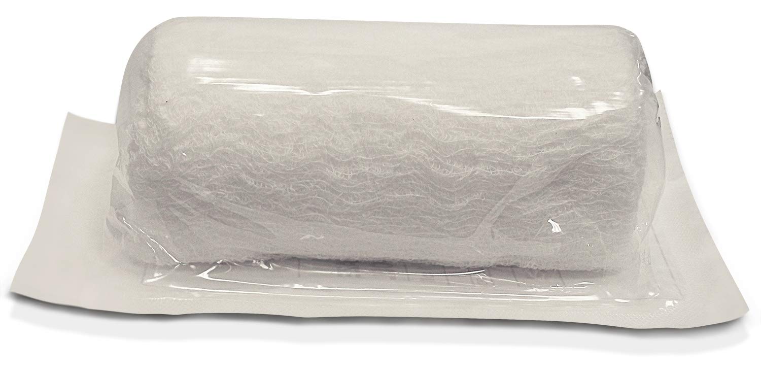 SNL Sterile Krinkle Kerlix Type 4 1/2" x 4 1/8 Yds, Latex Free, Hospital Grade Bandage Roll - Pack of 6