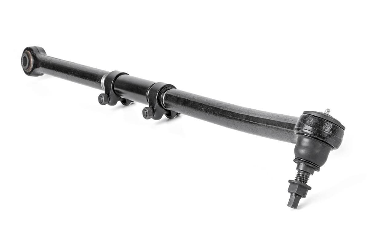 Rough Country Front Forged Adjustable Track Bar for 2017-2022 Super Duty - 51002,Black