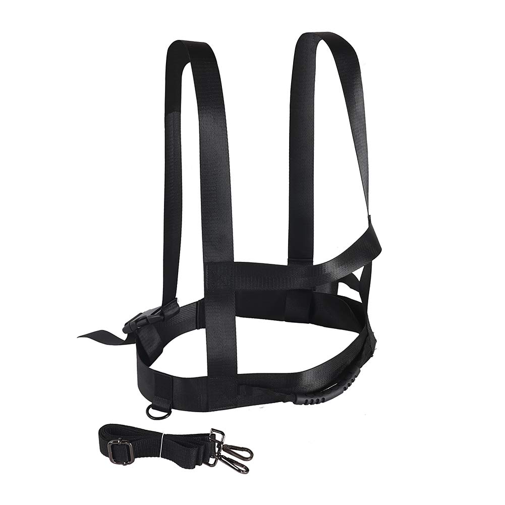 TUXI Ski Trainer Harness Ski Training Harness Safety Belts for - Skating, Skateboarding, Roller Skating Training,Black