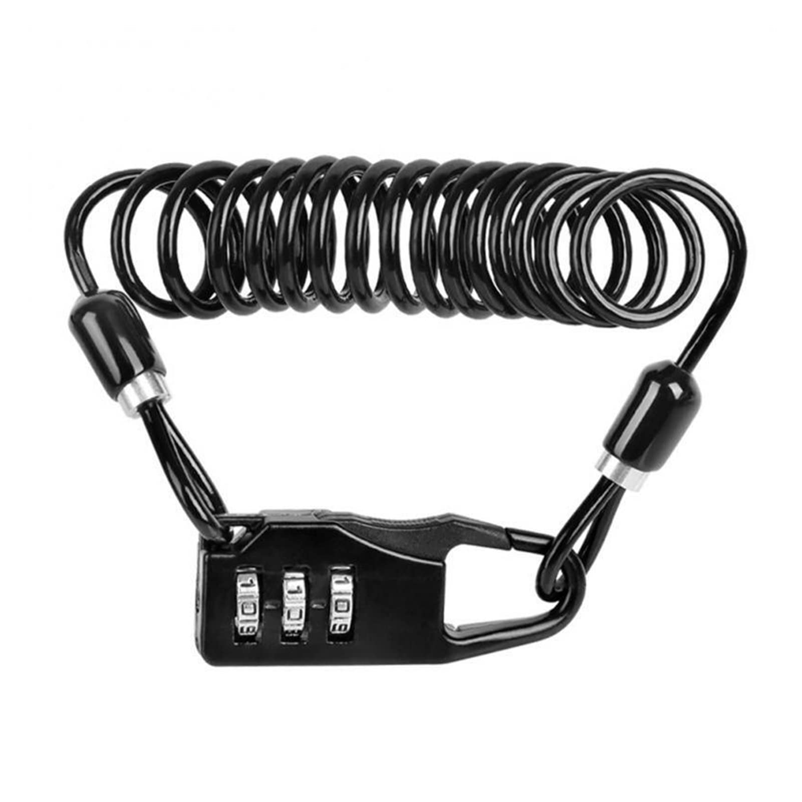 XFTD Bicycle Lock Bicycle Helmet Lock Mountain Bike Wire Lock Security Lock Motorcycle Electric Car Portable Password Steel Cable Lock Bike Lock Convenient and Practical (Color : 1pc)