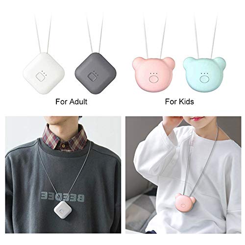 WOOLALA Air Necklace for Adult/Kids, Portable Ionizer Air Necklace 3 Millions Ions