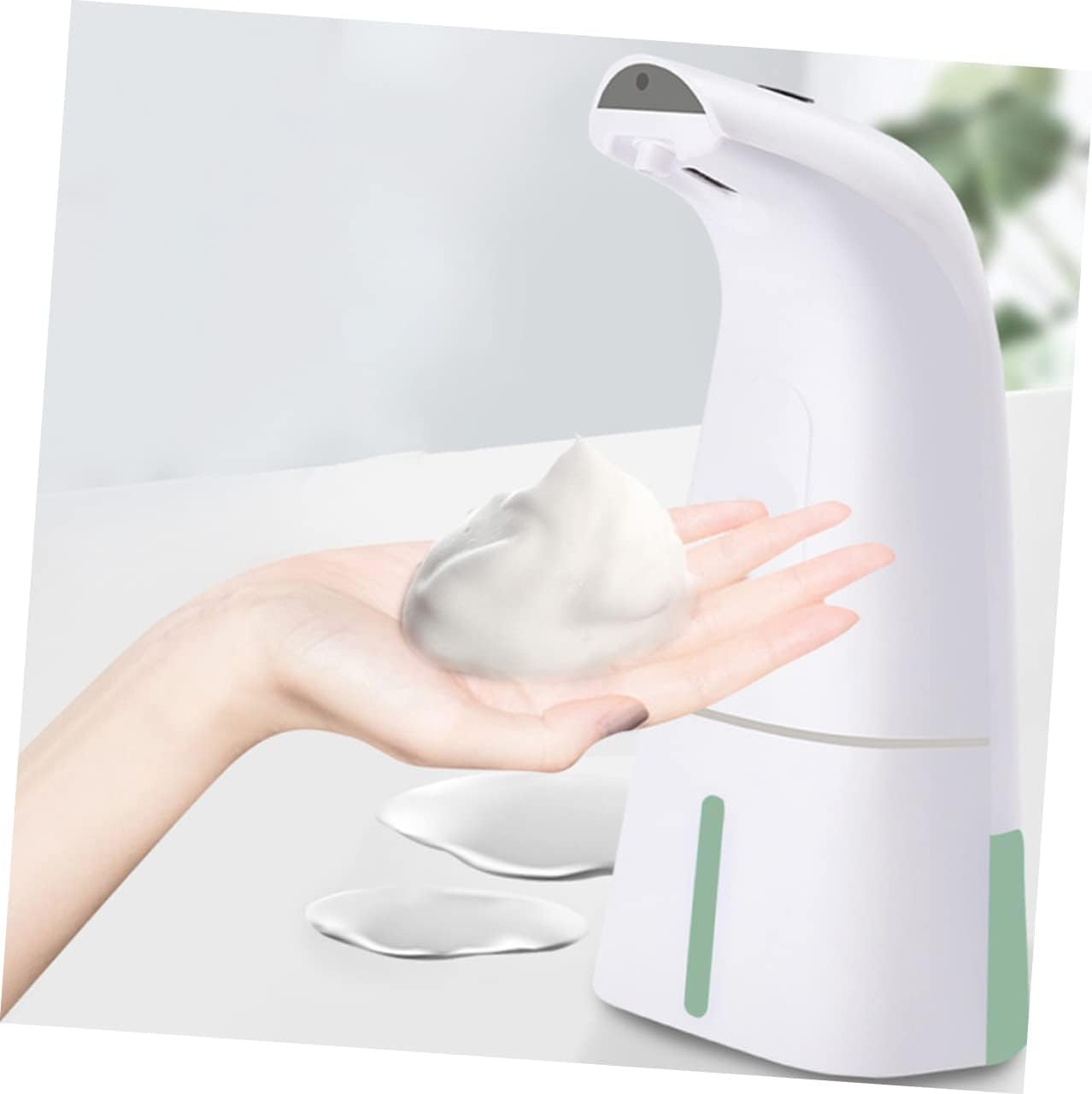 Soap Bottle Dispenser Equipped Dispenser White Liquid Automatic Hotel Free Soap Dish Sensor Container Motion Base Bathroom Wash Hands Foaming Soap Pump Dispenser