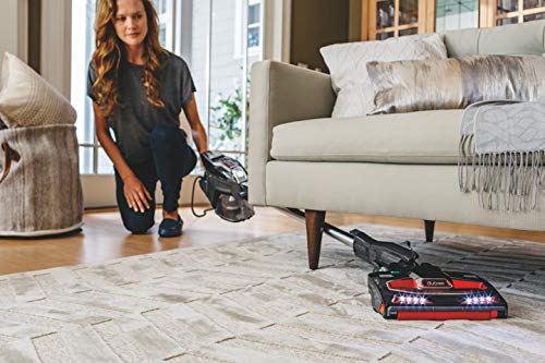 Shark HV382 Rocket DuoClean Ultra-Light Corded (Non-Cordless) Bagless Carpet and Hard Floor with Hand Vacuum, Charcoal