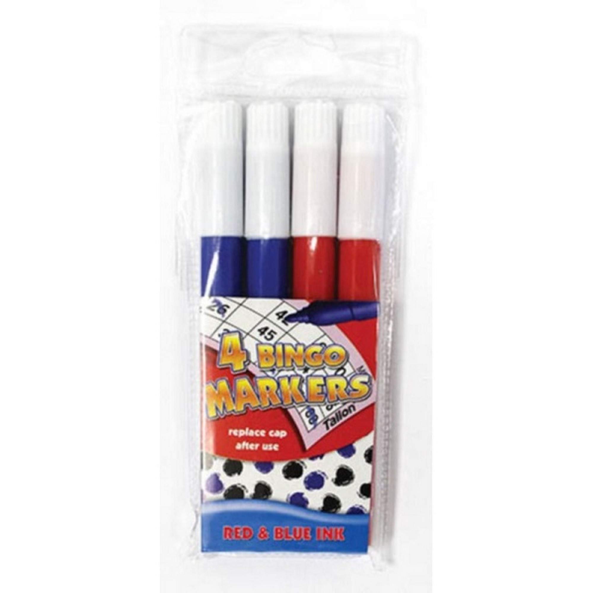 Tallon Games Assorted Bingo Markers (Pack of 4) (One Size) (Assorted)