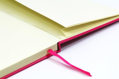 Silvine A5 Executive Soft Feel Notebook Pink. 160 Pages (80 Sheets) Ruled 7mm feint. Ref 197P (148 x 212mm)