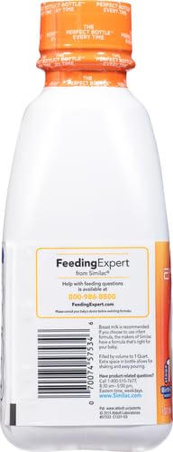 Similac Sensitive Infant Formula, for Fussiness & Gas Due to Lactose Sensitivity, Ready-to-Feed Baby Formula, 32-fl-oz Bottle
