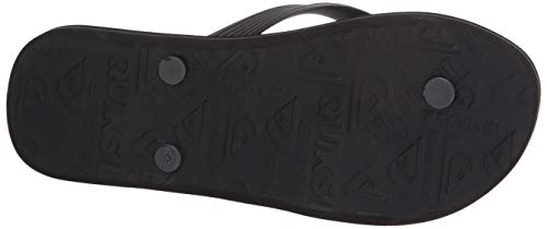 Quiksilver Men's Molokai 3 Point Flip Flop Sandal, Black 1, 10