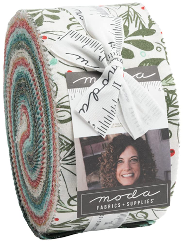 Stephanie Sliwinski Cheer and Merriment Jelly Roll 40 2.5-inch Strips Moda Fabrics 45530JR