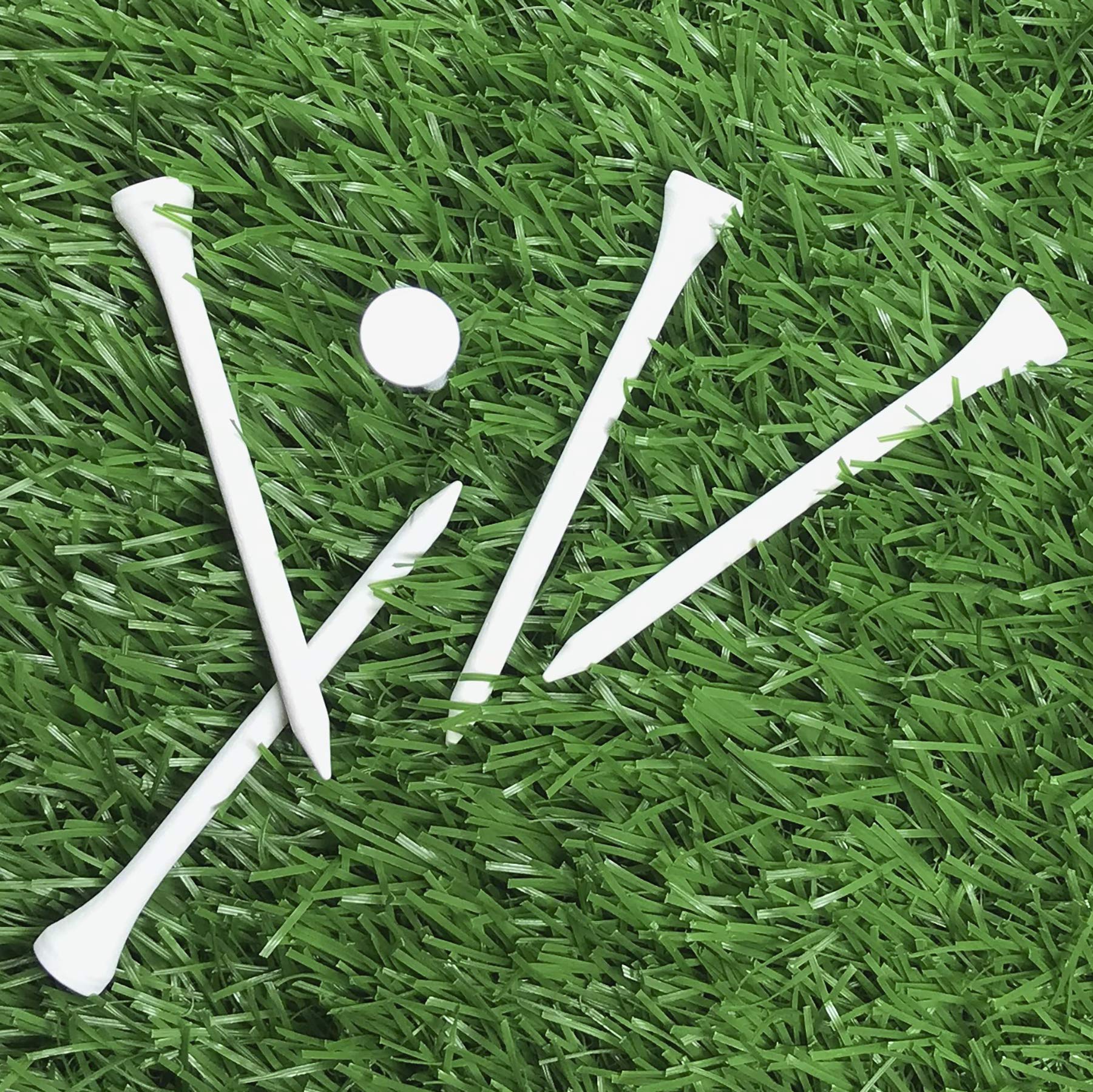 Pride Golf Tee 3-1/4" Way Huge RIPSTIXX Golf Tee (60 Count), Natural