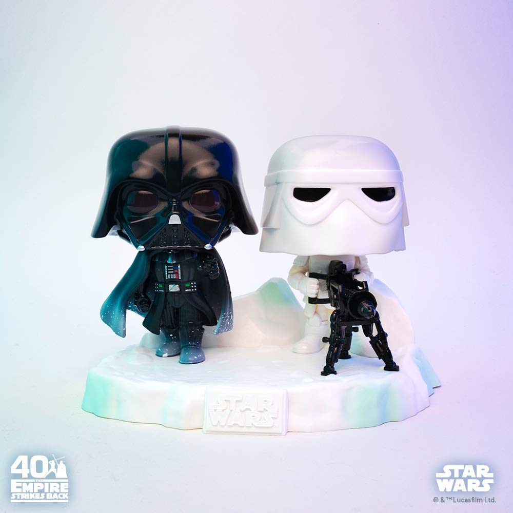 POP Funko Deluxe Star Wars: Battle at Echo Base Series - Darth Vader and Snowtrooper, Amazon Exclusive, Figure 6 of 6