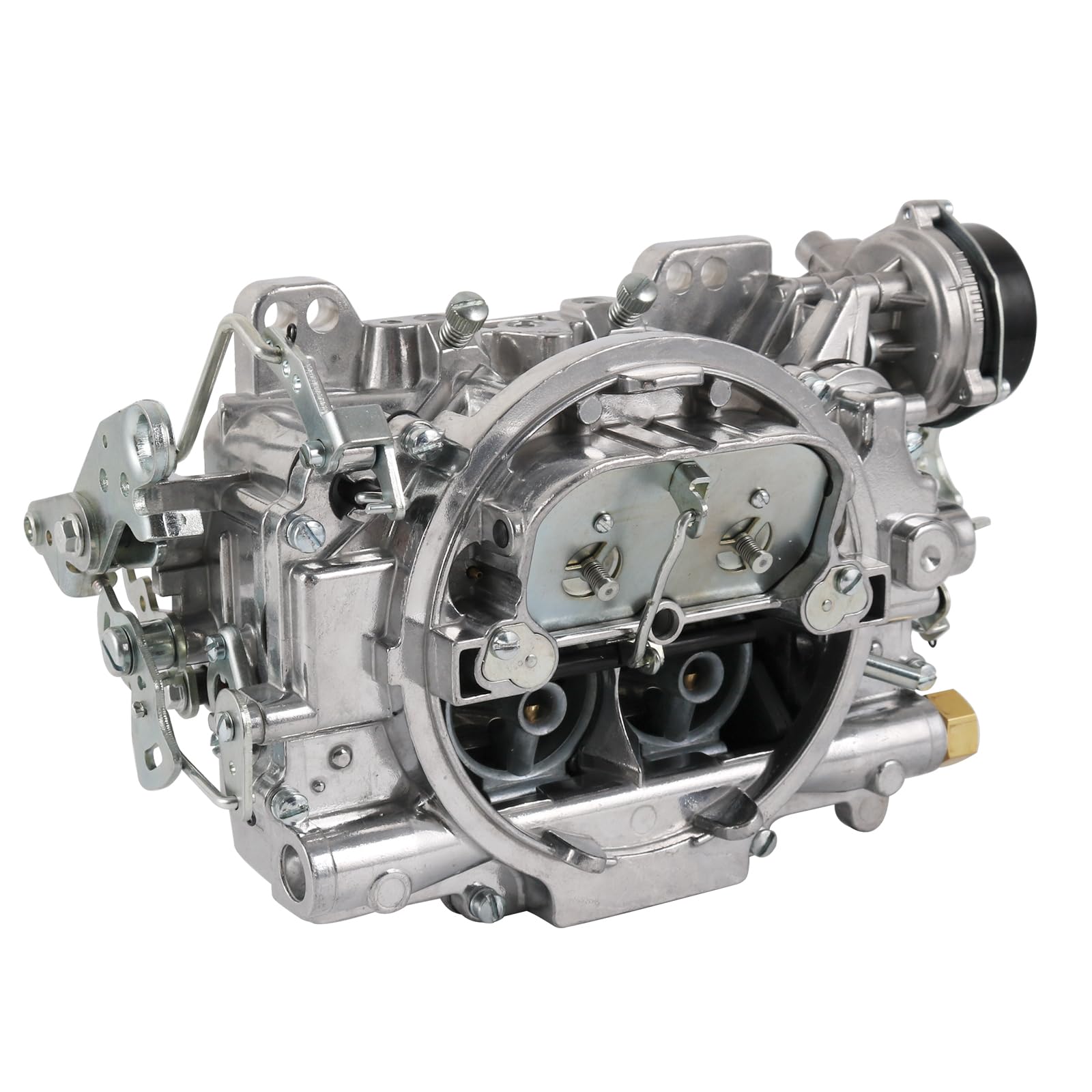 RADHLBNIU Carburetor For 1409 Performer Series Marine 600 CFM 4 Barrel Square Bore with Air Valve Secondary Electric Choke Compatible with Marine Mercury Chevy Chrysler Engine