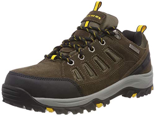 Skechers Men's RELMENT-SONGEO Hiking Boot, khk, 10.5 Medium US