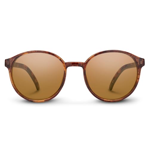 Suncloud Low Key Polarized Sunglasses, Tortoise/Polarized Brown, One Size